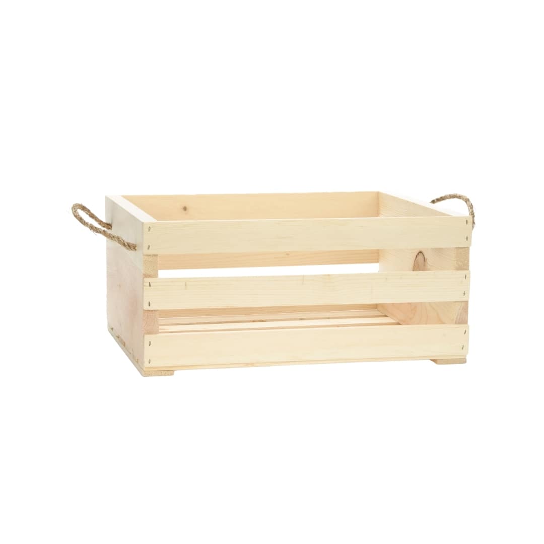 7910 Large crate w/rope handle - Texas Basket Company